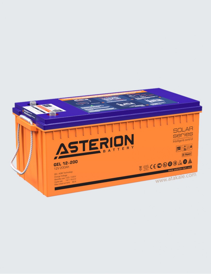 Asterion 200AH Jel Akü Fiyatları, Asterion VRLA GEL solar güneş ...