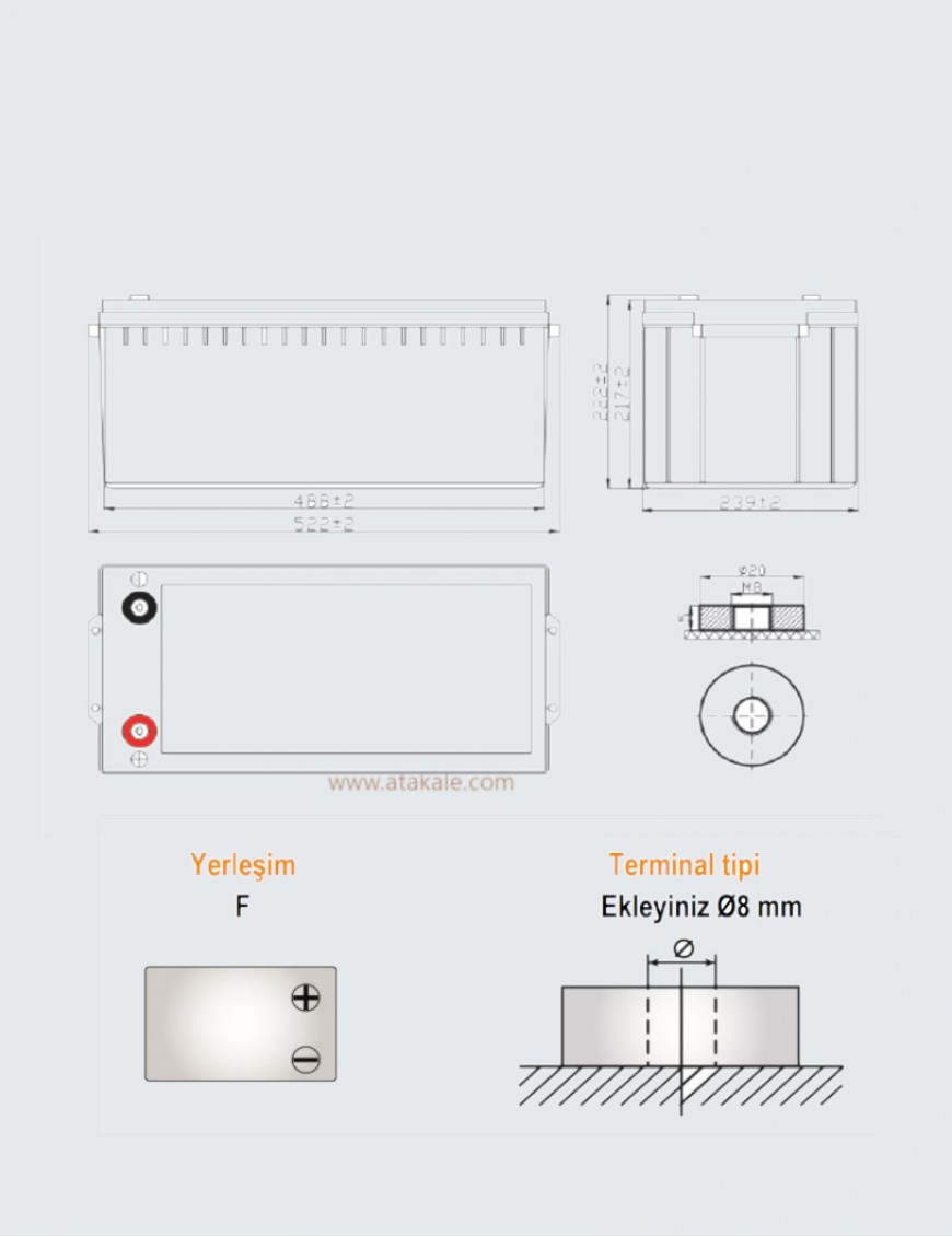 Energon 200AH Jel Akü Fiyatları, 12volt Delta VRLA GEL solar güneş ...