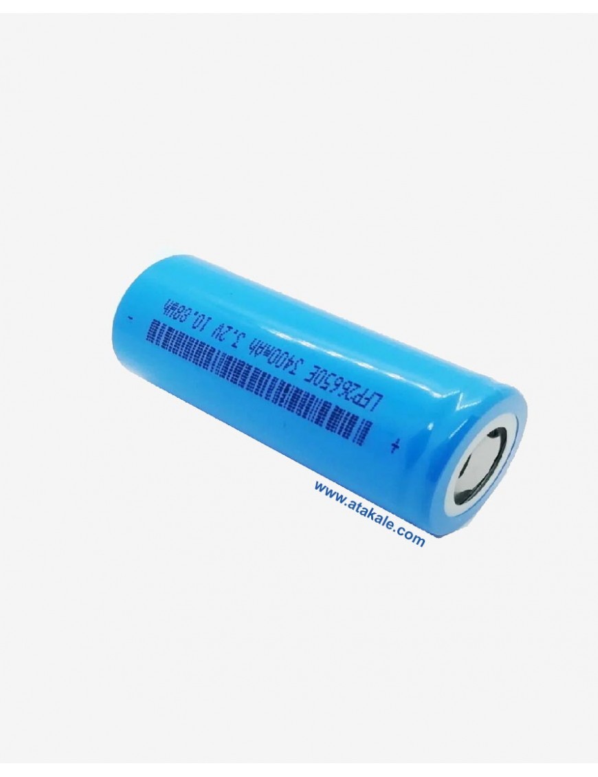 26650 3.2Volt 3400mah Silindirik lifepo4 akü hücresi fiyatı ,3,4ah ...