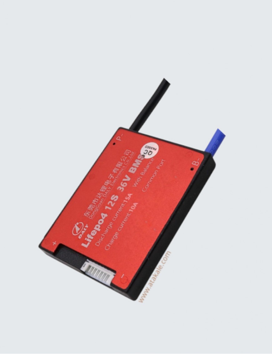 Daly 12S 36Volt 15A Lifepo4 BMS Fiyatı , 38.40 Volt Akü yönetim sistemi ...