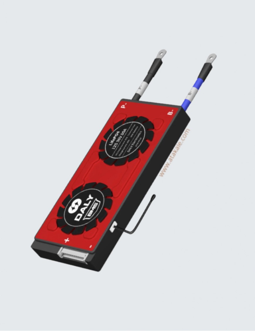 Daly 12S 36Volt 80A Lifepo4 BMS Fiyatı , 38.40 Volt Akü yönetim sistemi ...