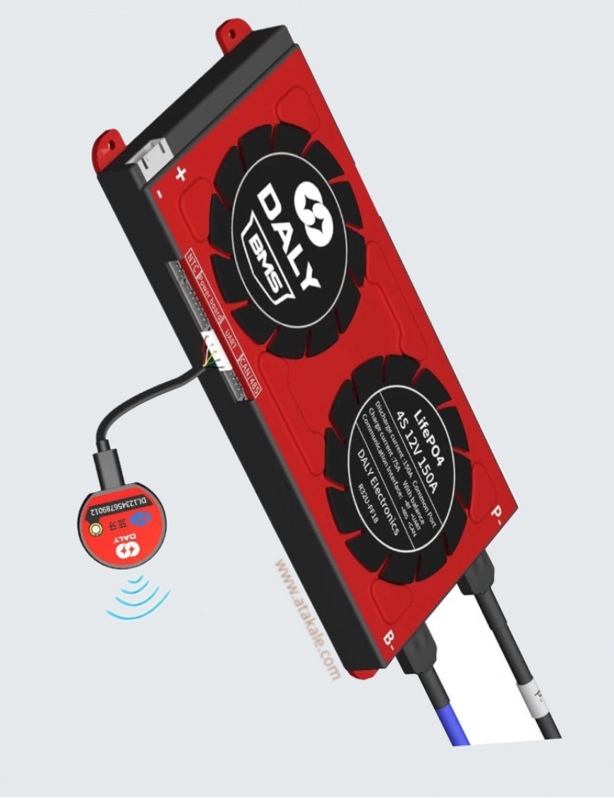 Daly 8S 24Volt 150A Lifepo4 Smart BMS Fiyatı , Daly Akü yönetim sistemi Ortak Port Smart BMs