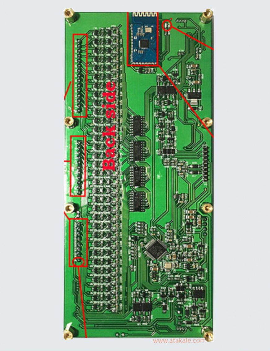 RJXZS 32S LiFePO4 Smart Bms 32S 120Amper PCM Bluetooth, 102Volt BMS ...